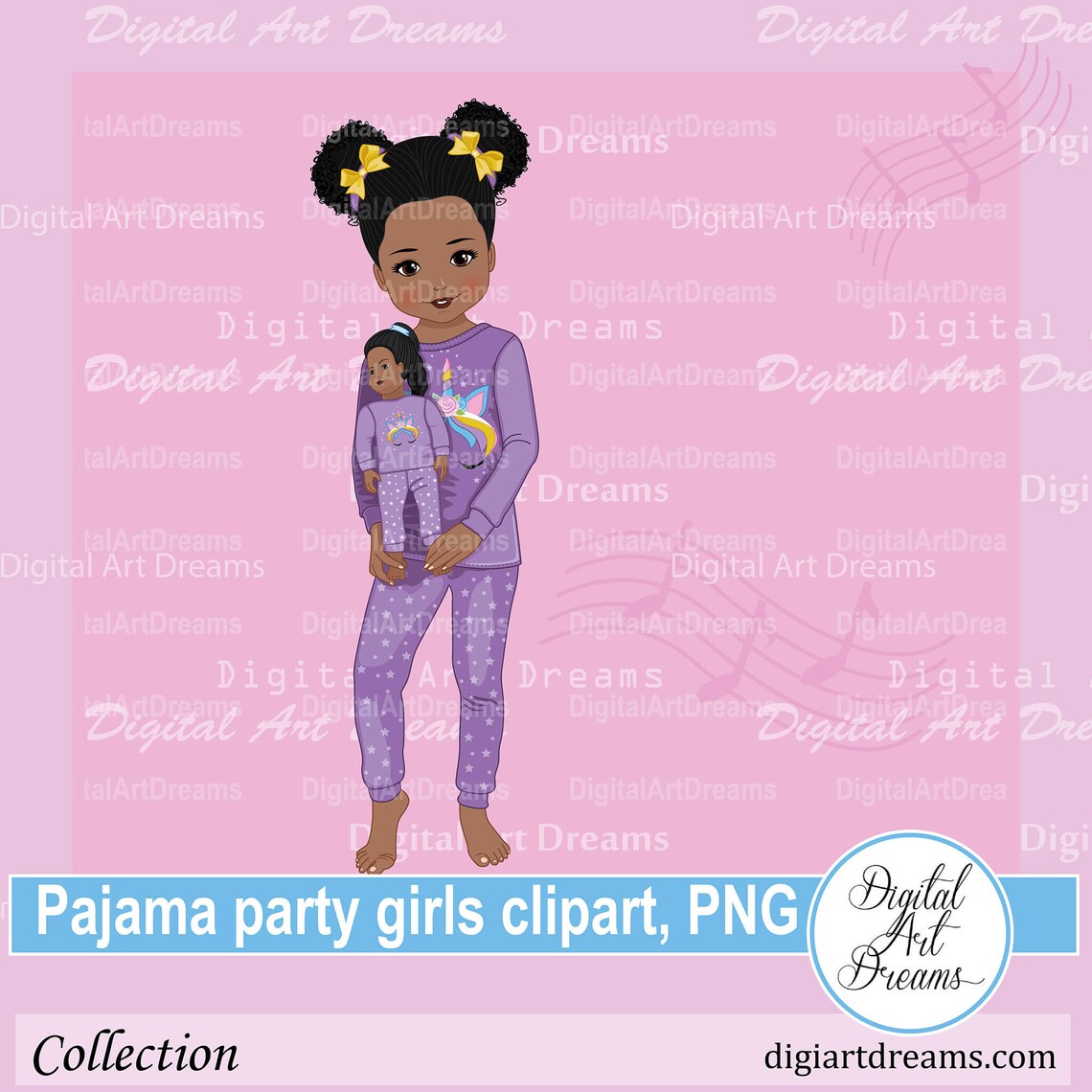 Pajama Party Clipart Slumber Party Clipart Mom Me Clipart - Etsy