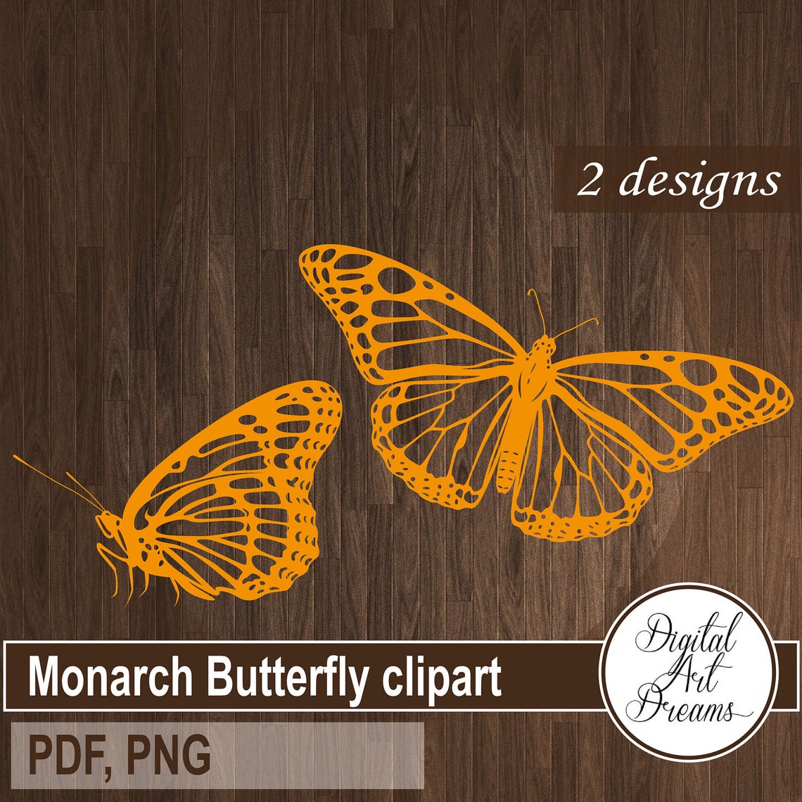 Monarch Butterfly SVG Files Butterfly SVG for Cricut Paper - Etsy