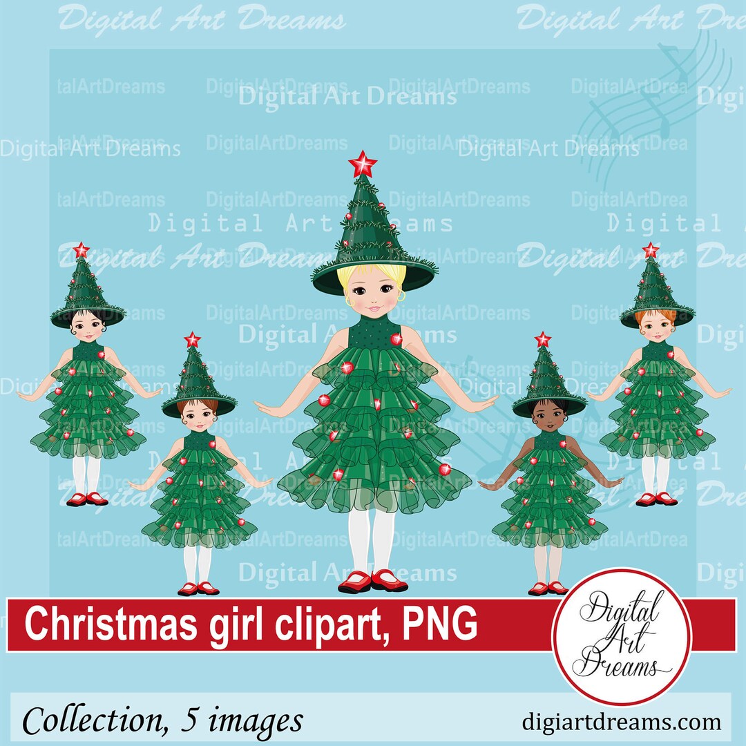 Christmas Girl Clipart - Christmas Clipart - Christmas Png Designs ...