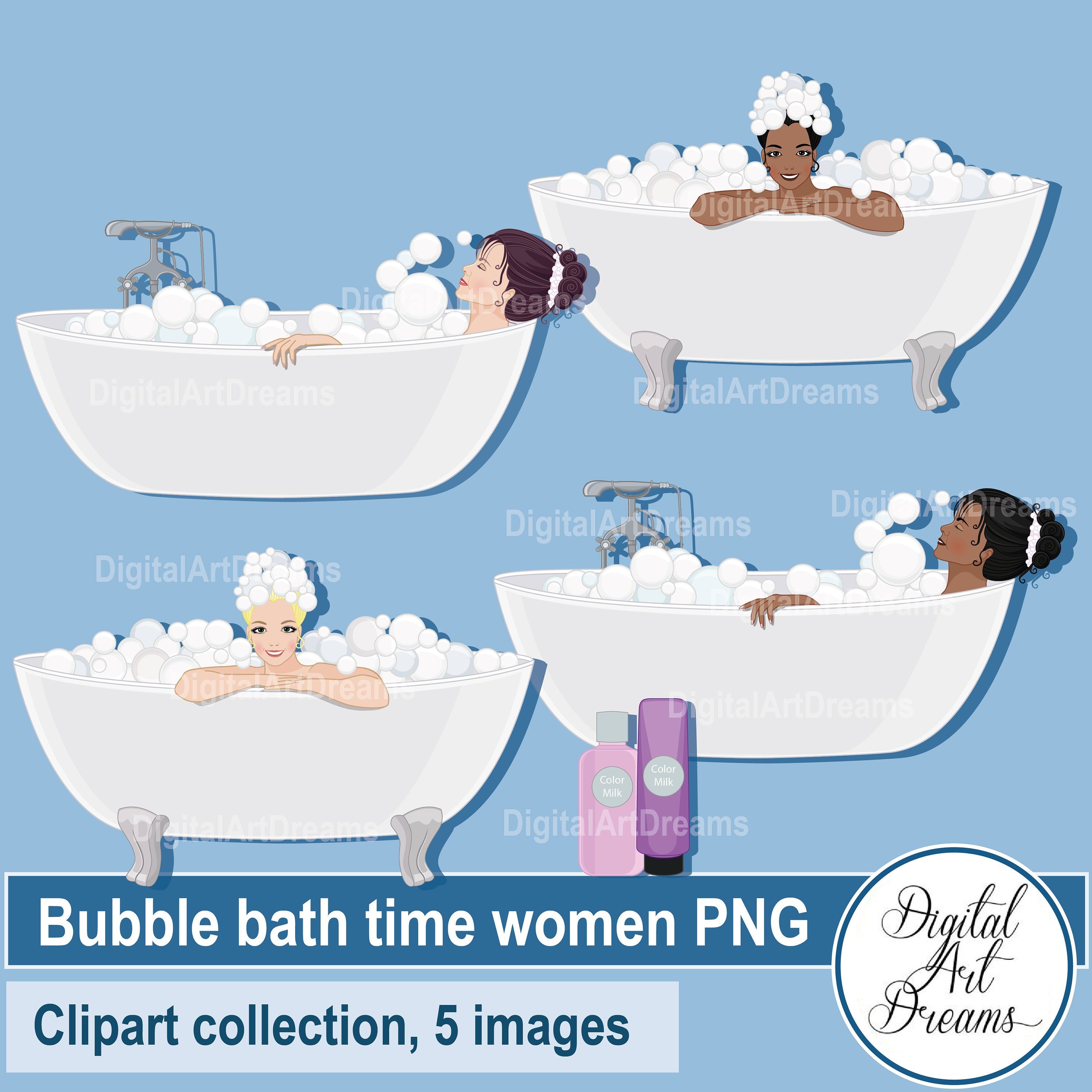 Bath Bubbles Clip Art