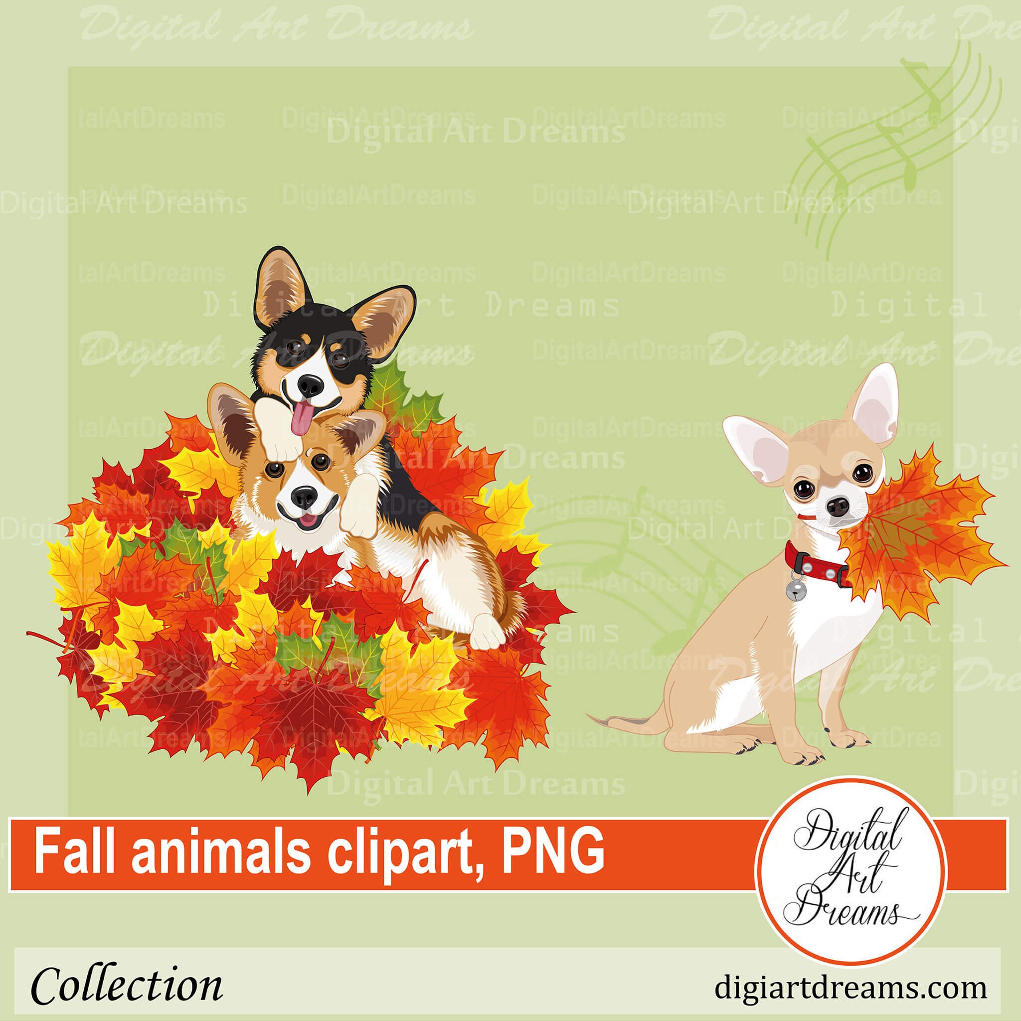 Fall Clipart Png Animal Clipart Hedgehog With Pumpkin Dog - Etsy