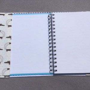 Fox Notebook Cover, Brown Fox, Fabric, A5, Fox Lover, Stationery ...