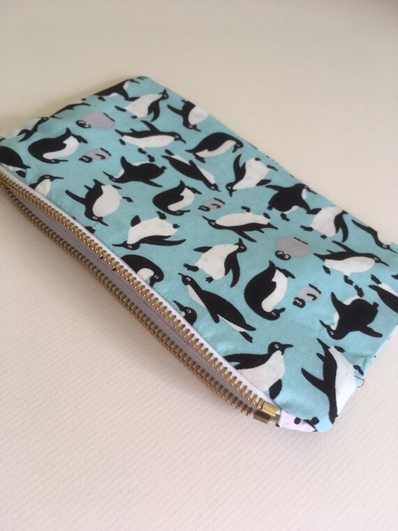 PENGUIN PENCIL CASE Penguin Stationery Animal Lover Gift - Etsy UK