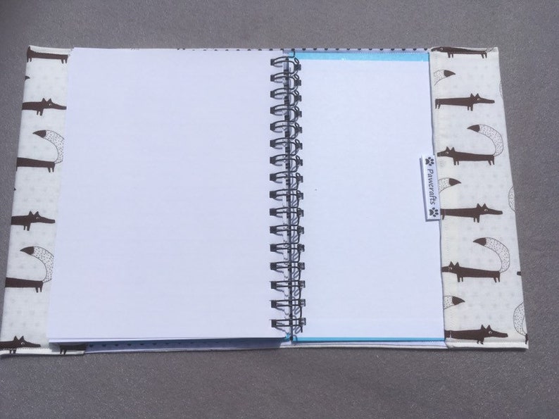 Fox Notebook Cover Brown Fox Fabric A5 Fox Lover - Etsy