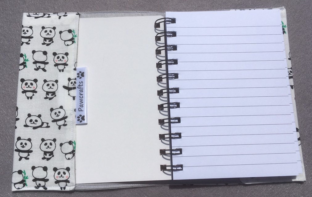 PANDA A6 Notebook Panda Lover Bamboo Stationery Notebook - Etsy