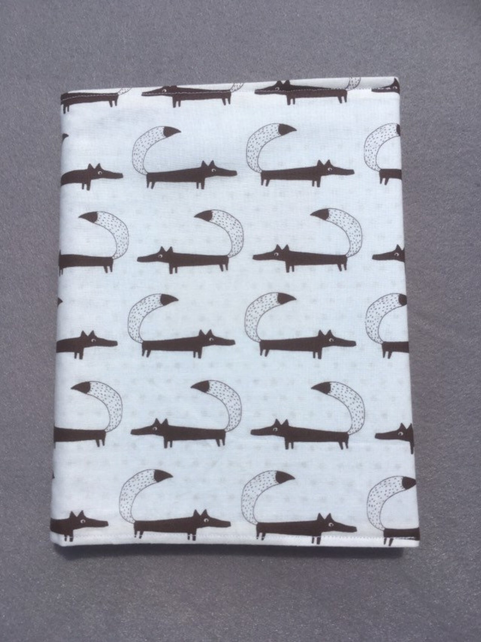 Fox Notebook Cover Brown Fox Fabric A5 Fox Lover - Etsy