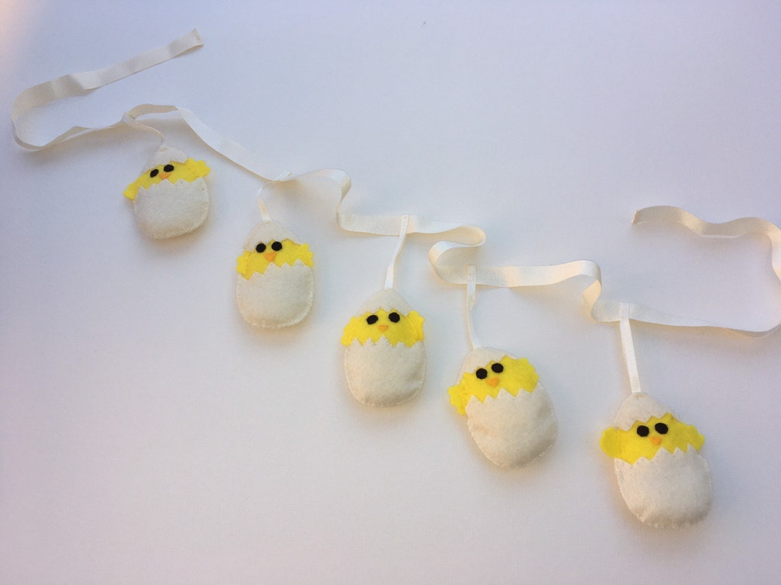 CHICK, Bunting, Easter, Spring, Decoration, Garland, Kids, Seasonal ...