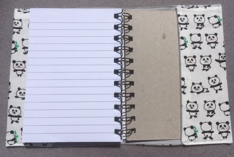 PANDA A6 Notebook Panda Lover Bamboo Stationery Notebook - Etsy