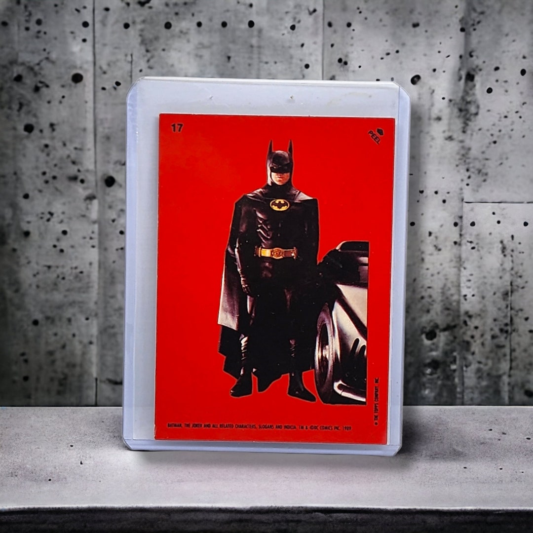 Vintage 1989 Topps Batman Movie Stickers 17 Mnt - Etsy