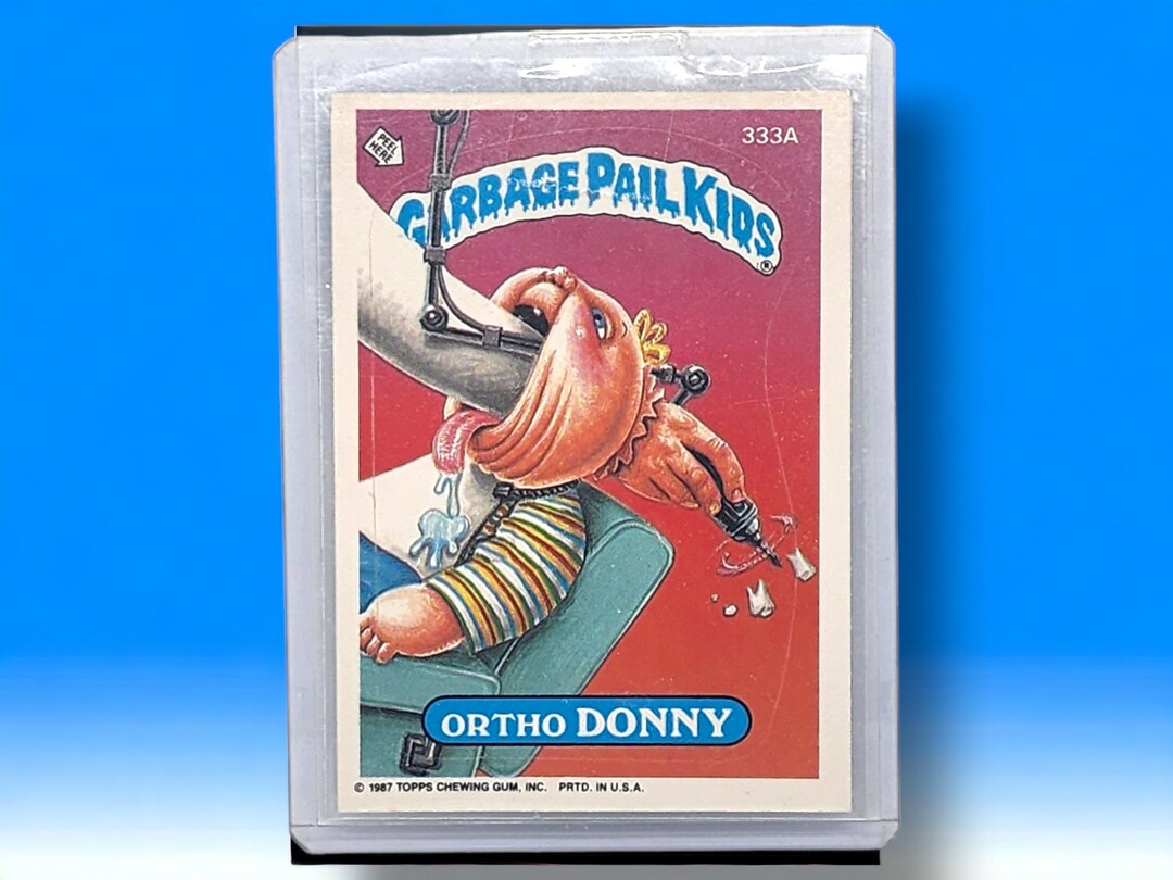 Vintage 1987 Topps Garbage Pail Kids Series 8 Ortho Donny - Etsy