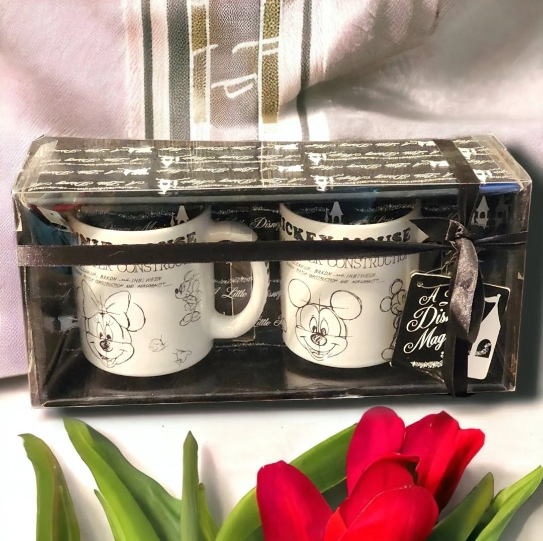 NIB Disney Mickey & Minnie Mouse Character Construction Coffee/tea Mug ...