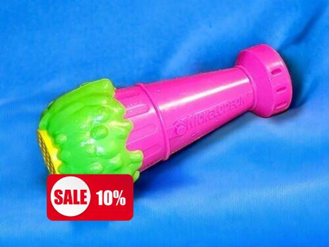 1992 Nickelodeon Loud-mouth Mike Microphone - Mcdonald's Happy Meal Toy ...