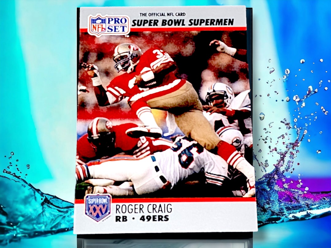 1990 NFL Pro Set Roger Craig San Francisco 49ers 39 - Etsy