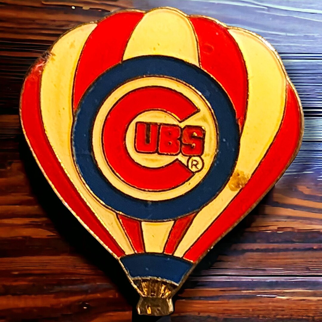 Vintage Chicago Cubs Sports Lapel Pin Enamel 1980's MLB Classic Logo - Etsy