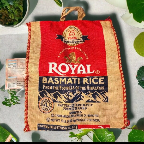 Basmati Rice Bag - Etsy