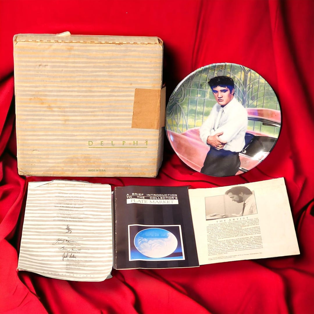 Elvis at the Gates of Graceland Delphi's First Plate Looking at a ...