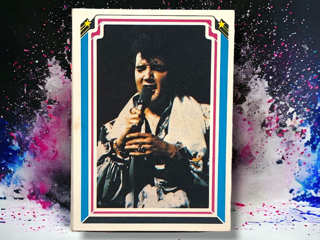 Vintage 1978 Boxcar ELVIS PRESLEY Collectors Card 8 - Etsy