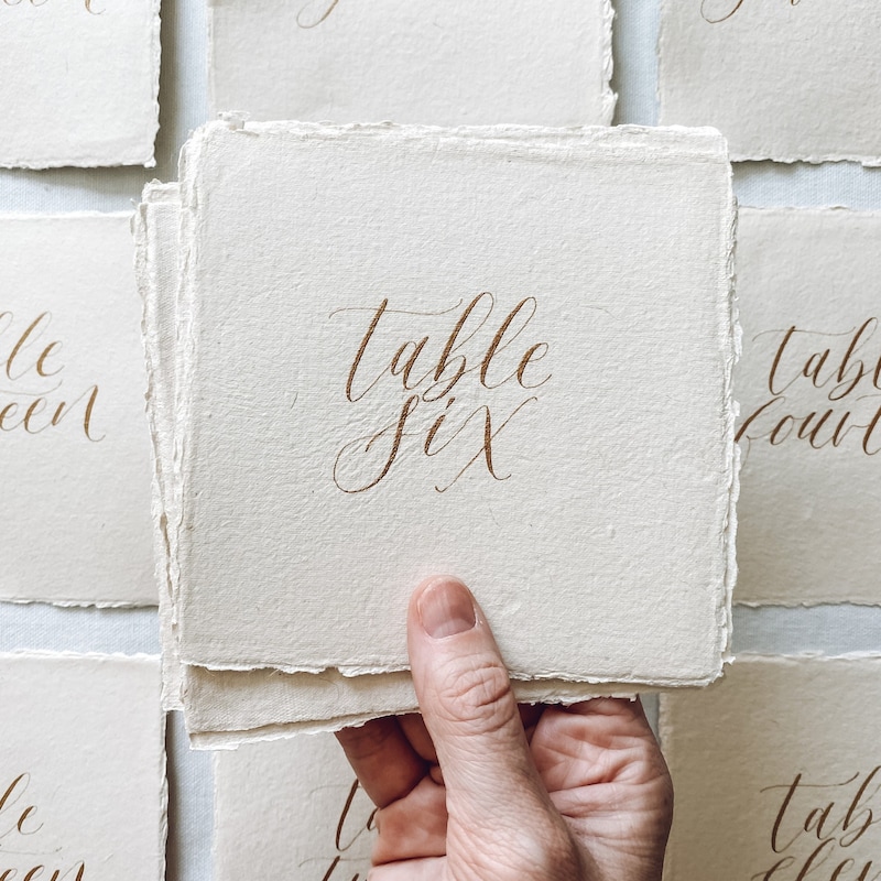 Table Markers - Etsy