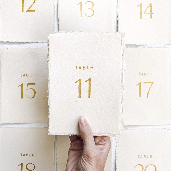 Table Markers - Etsy