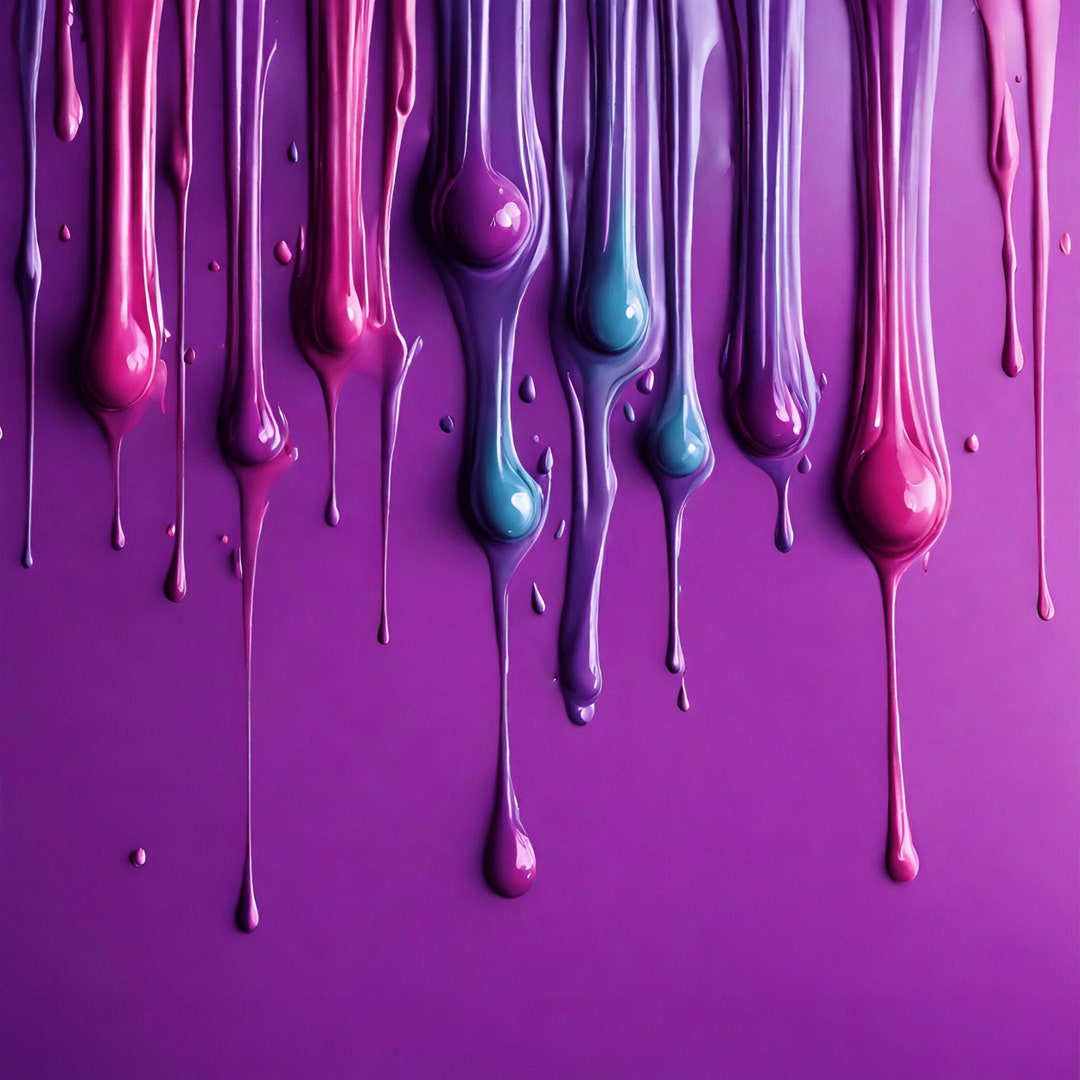 Purple Paint Splash - Transparent PNG - Etsy