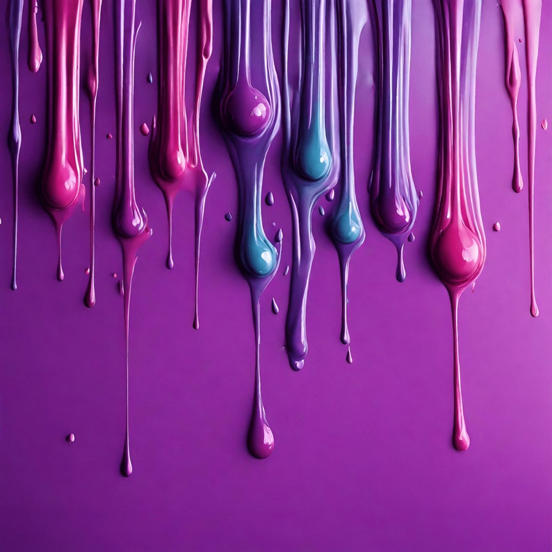 Purple Paint Splash - Transparent PNG - Etsy