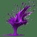Purple Paint Splash - Transparent PNG - Etsy
