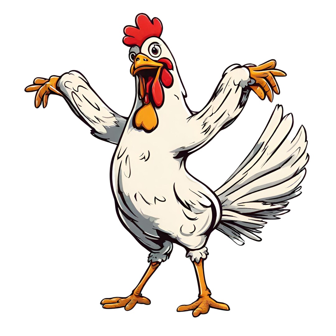 Dancing Chicken / Rooster PNG - Etsy