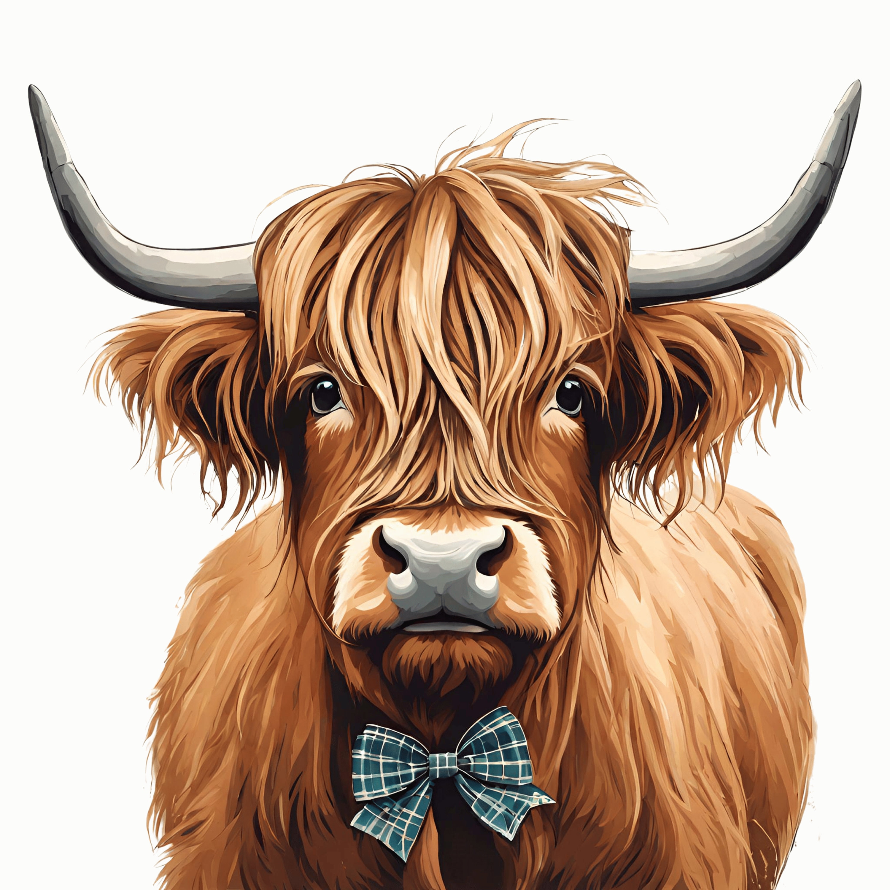 Highland Cow PNG. Transparent Background - Etsy