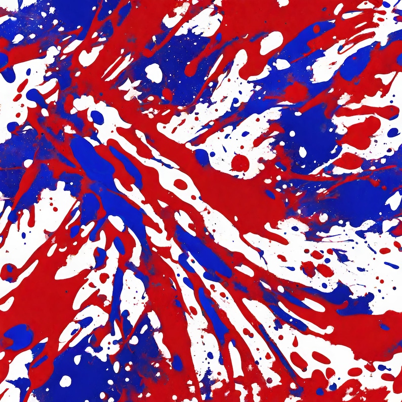 Red, White, and Blue Paint Splatter PNG (5) - Etsy