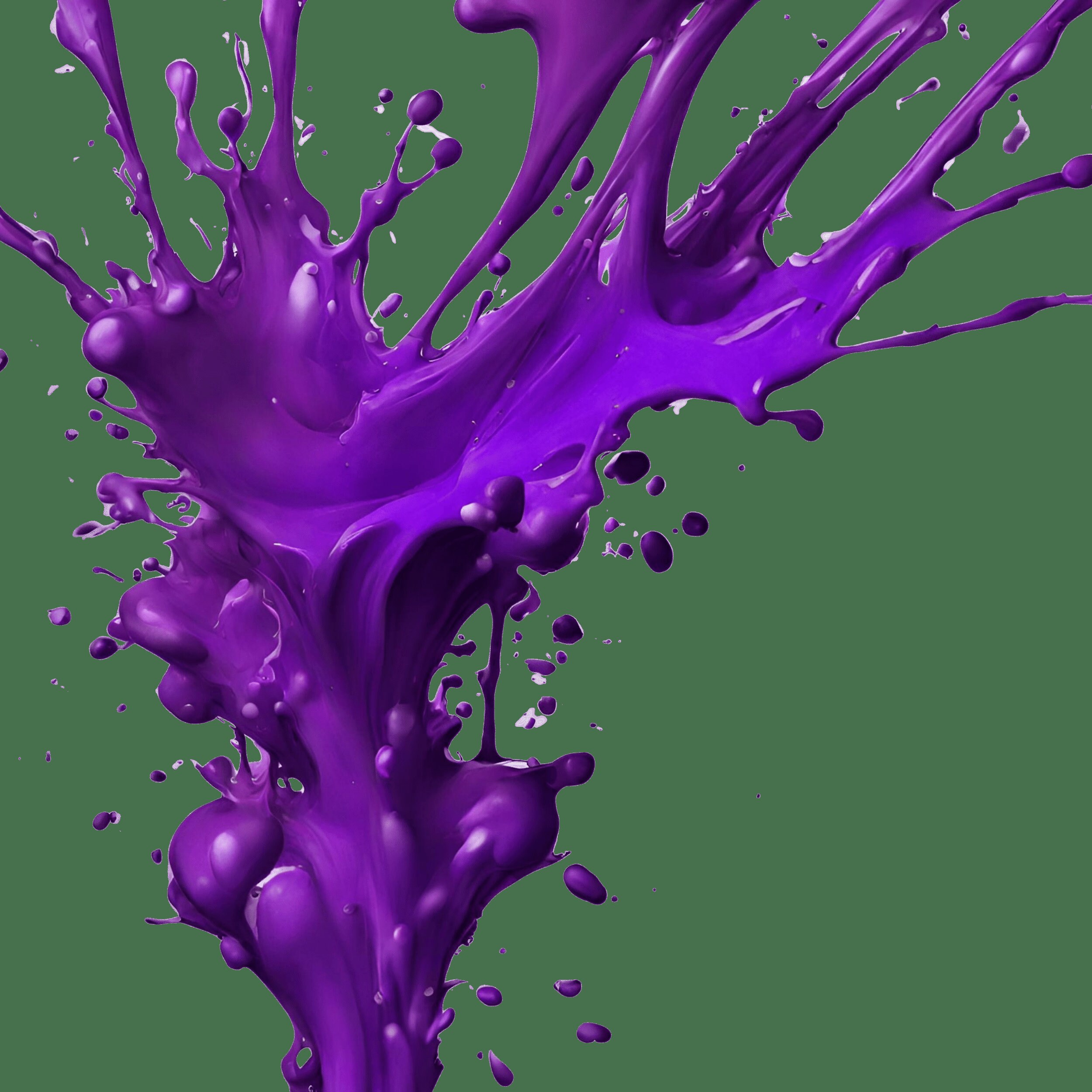 Purple Paint Splash - Transparent PNG - Etsy