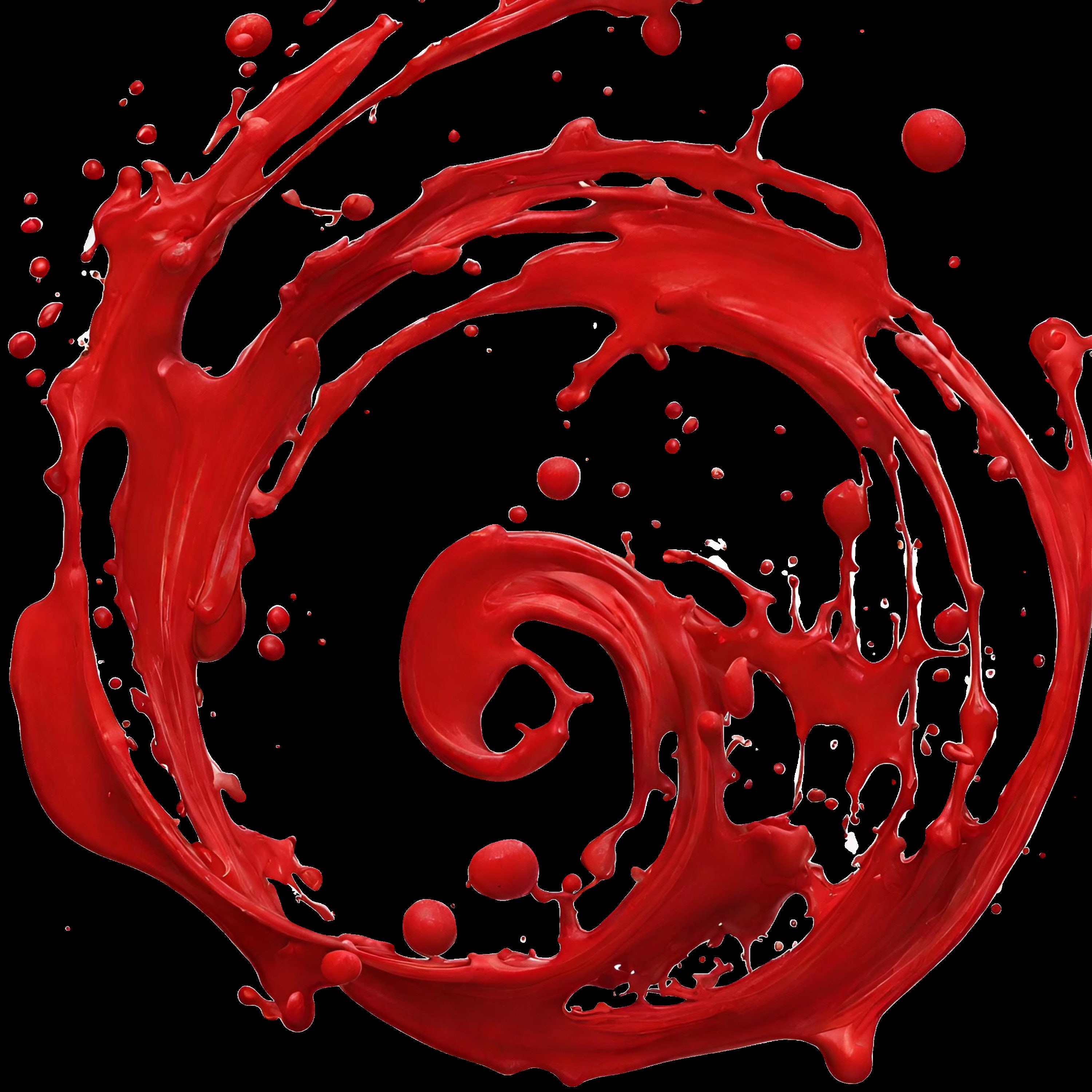 Transparent PNG Red Paint Splash - Etsy