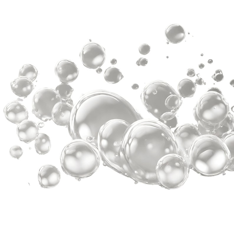 Bubbles PNG - 5 Transparent Background - Etsy