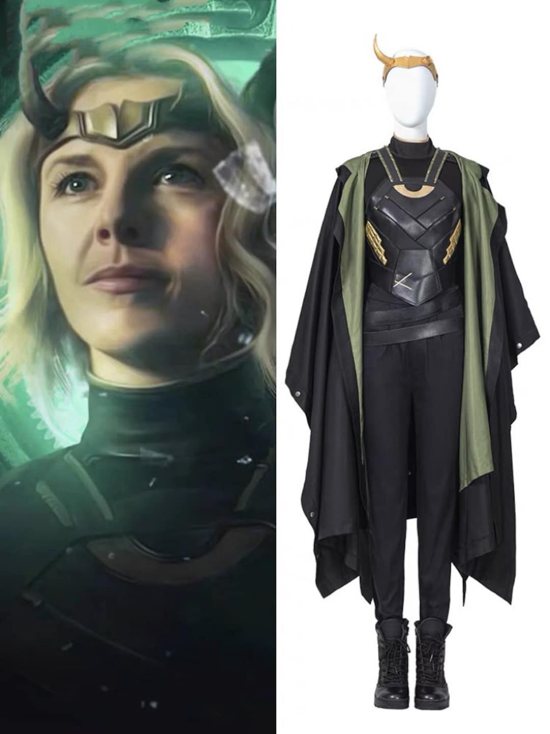 Female Loki Inspired Cosplay Season 1 - Etsy