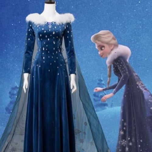 Handmade Cosplay Elsa Dress Adult Queen Elsa Cosplay - Etsy