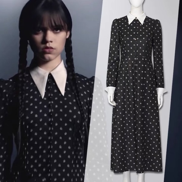 Adult Wednesday Addams Costume - Etsy