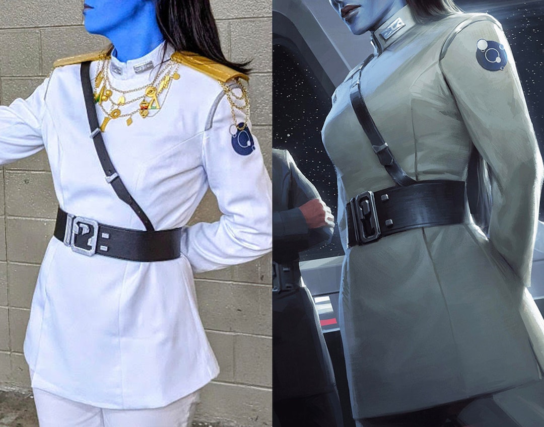 Admiral Aralani Chiss Inspired Uniform Costume - Etsy Canada