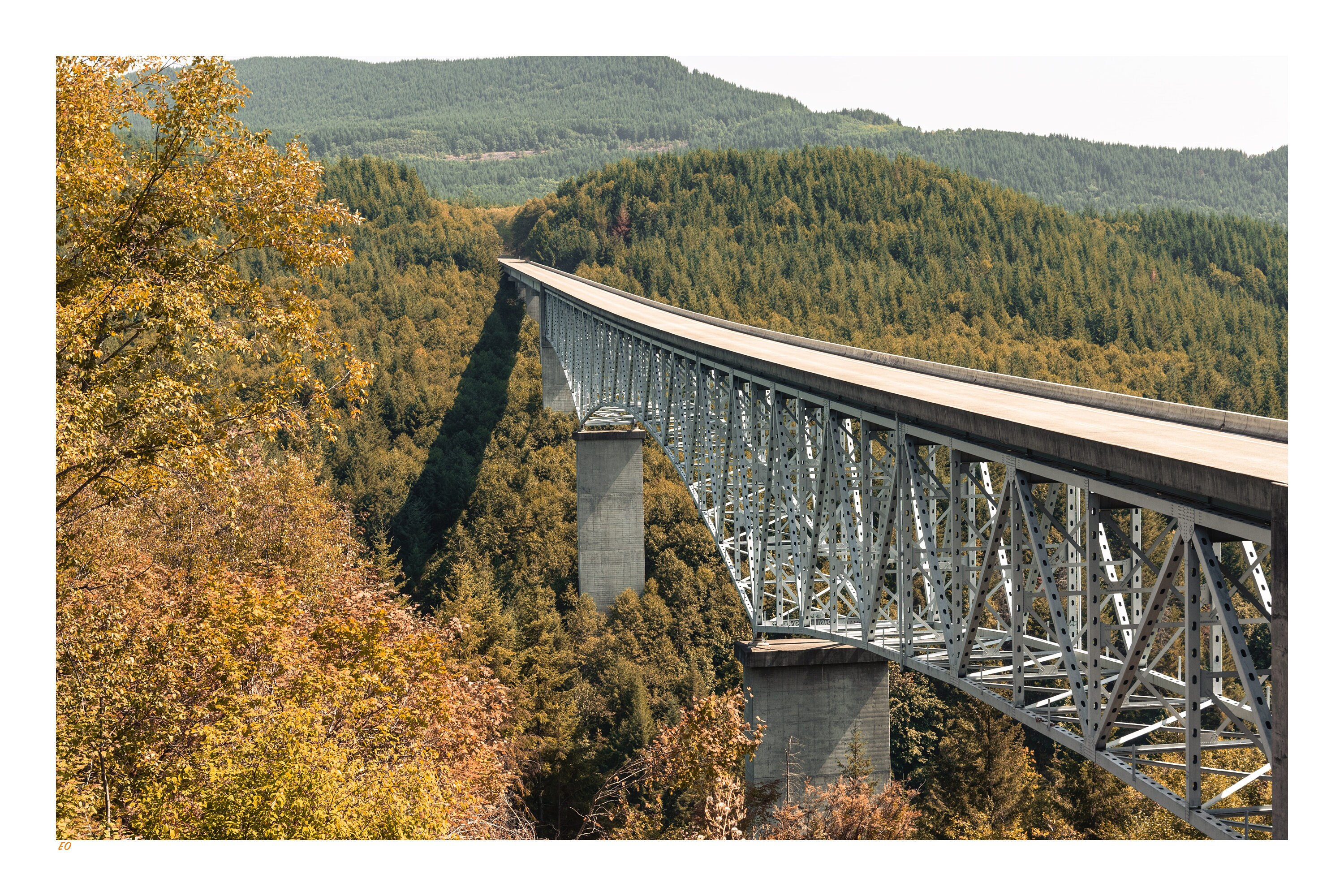 Mount St. Helens Hoffstadt Bridge - Print - Etsy UK