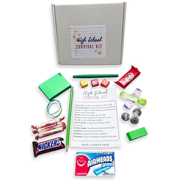 High School Survival Kit - Etsy