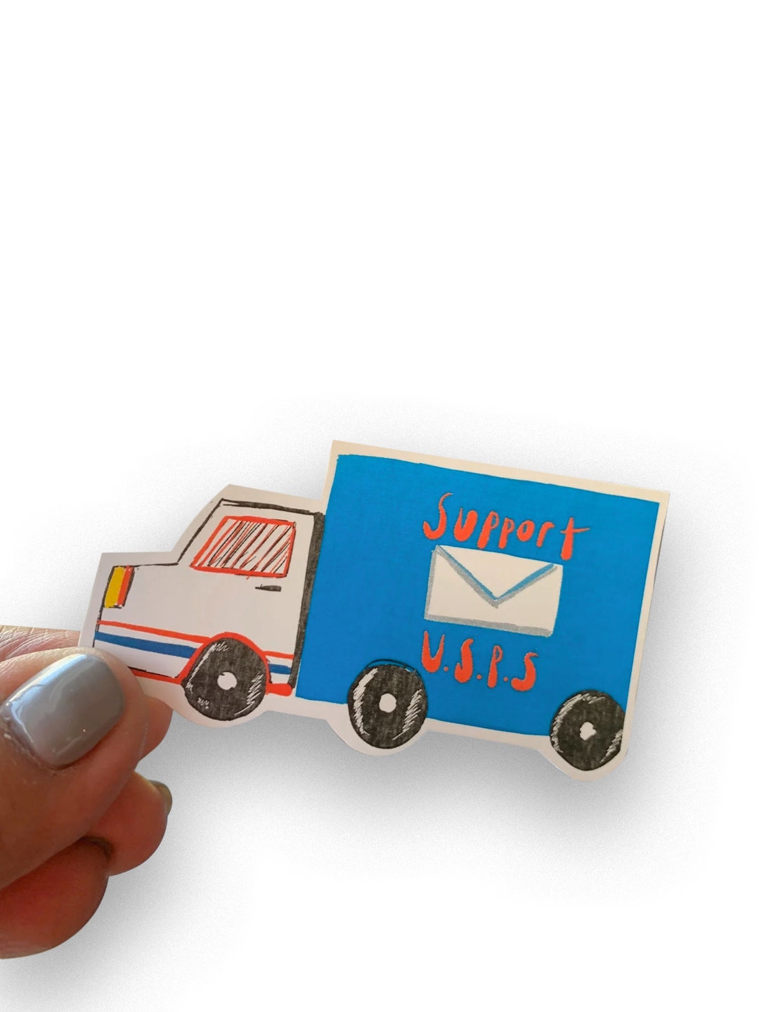 Support Post Office, Post Office Vinyl Sticker, Post Office Sticker ...