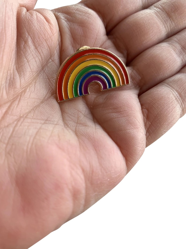 Rainbow Enamel Pin Rainbow Gifts for Women Rainbow Gifts for | Etsy