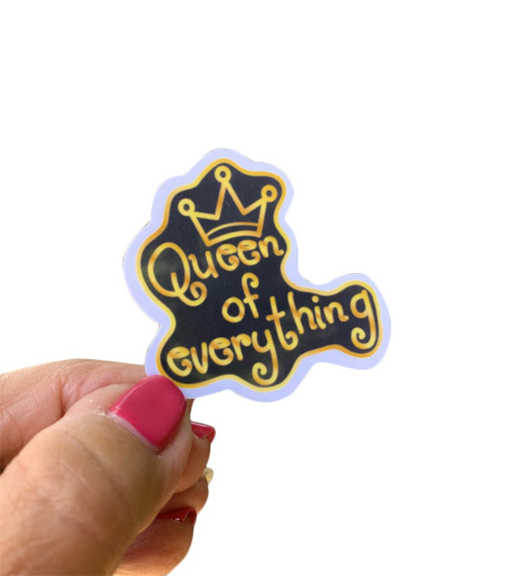 Queen of Everything Vinyl Sticker, Queen Gifts, Sticker for Hydroflask ...