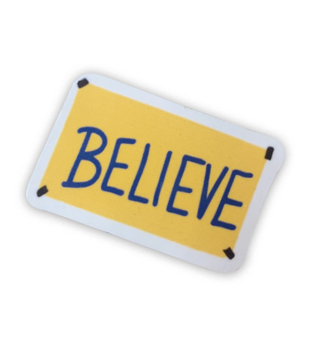 Believe Vinyl Sticker, Vinyl Sticker, Vinyl Stickers for Laptop, Vinyl ...