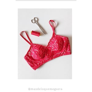 MARA Bralette Spanish PDF Digital Sewing Pattern in Spanish - Etsy