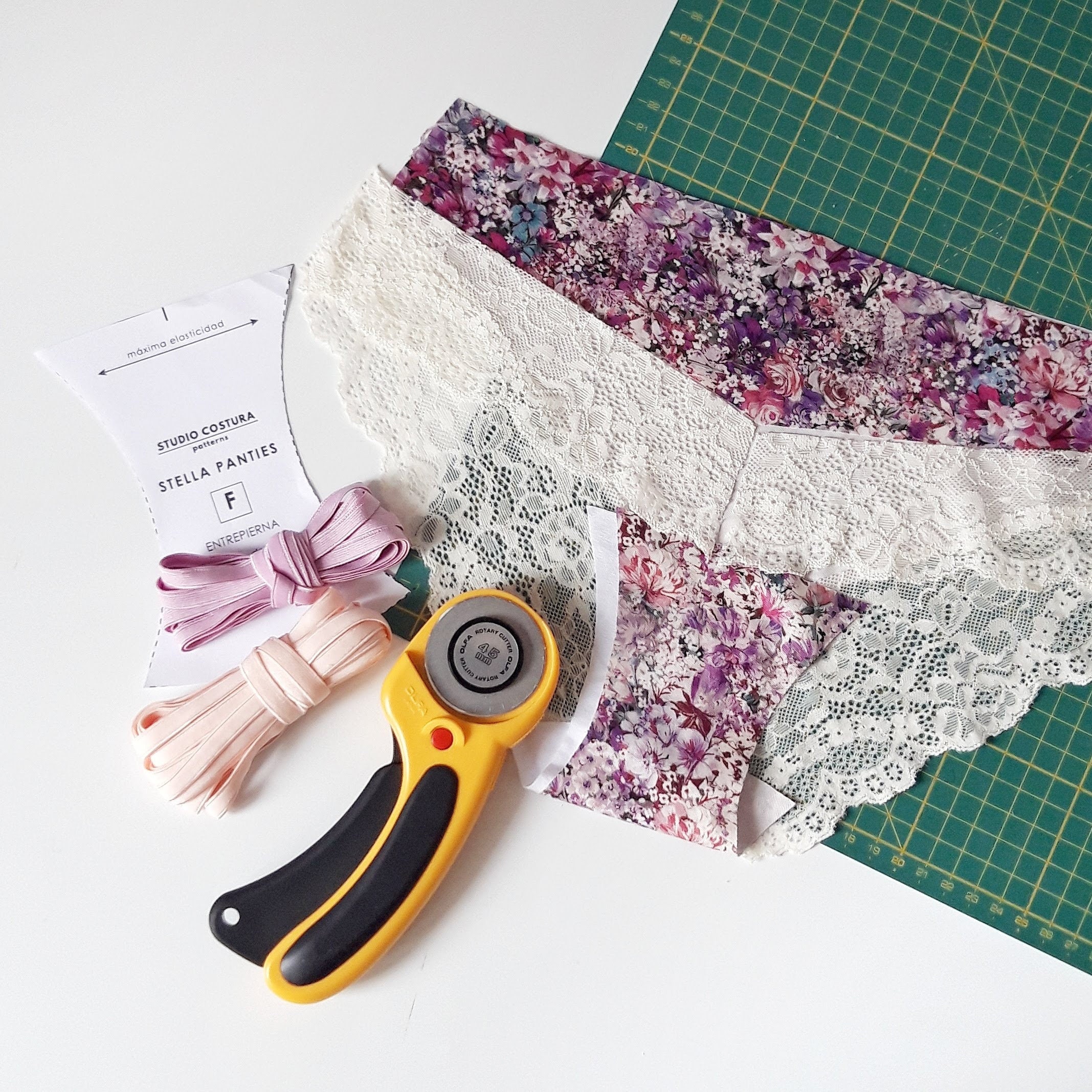 SPANISH PDF Digital Sewing Pattern STELLA Panties Lingerie - Etsy Ireland