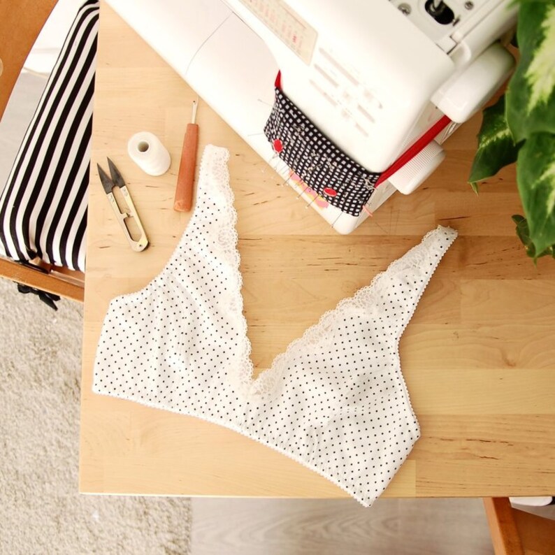 ENGLISH PDF Digital Sewing Pattern HANNA Bralette Lingerie - Etsy Canada
