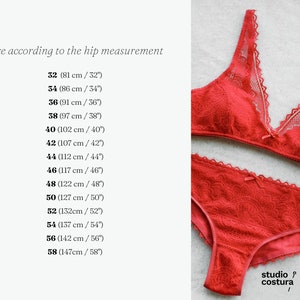 ENGLISH PDF Digital Sewing Pattern, MIA Panties Lingerie Sewing Pattern ...