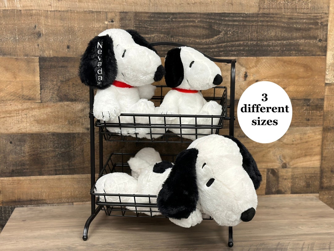 Personalized Snoopy Plush With Name Stuffed Toy Animal - Etsy