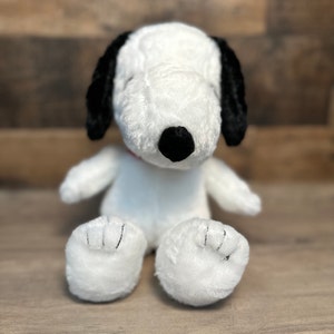 Personalized Snoopy Plush With Name Stuffed Toy Animal - Etsy