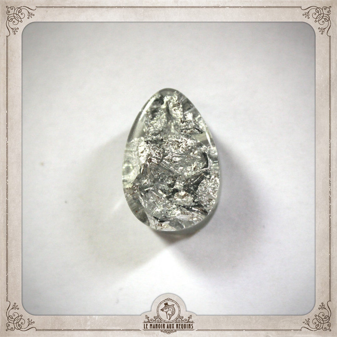 EARR / Ear PLUG Silver Leaf Plugs Tunnel Gauge Egg Oval 8 7x11 10 9x14 ...