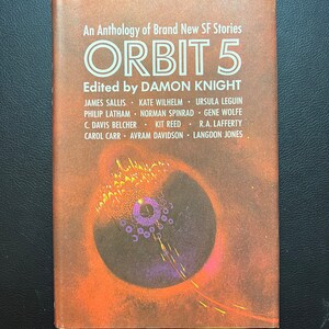 Orbit 5 Edited by Damon Knight - Bookclub Edition - (copyright 1969) - Etsy